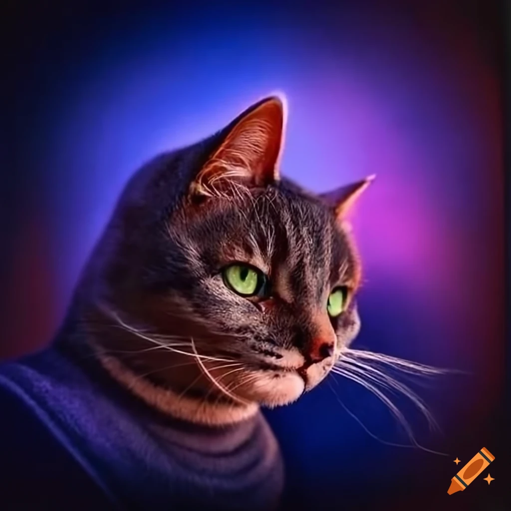 Terry the cat on Craiyon