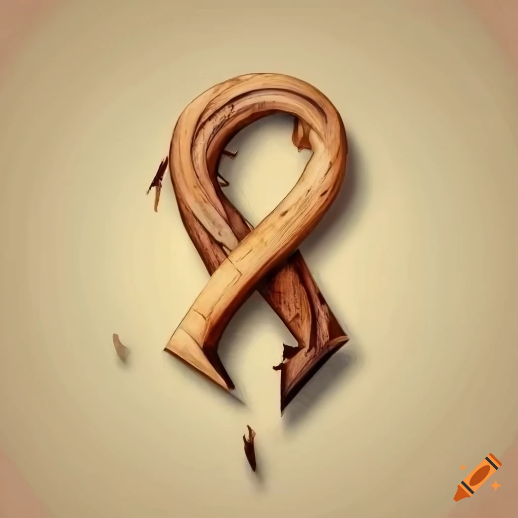 Illustration of mathematical arrows and symbols on wood on Craiyon