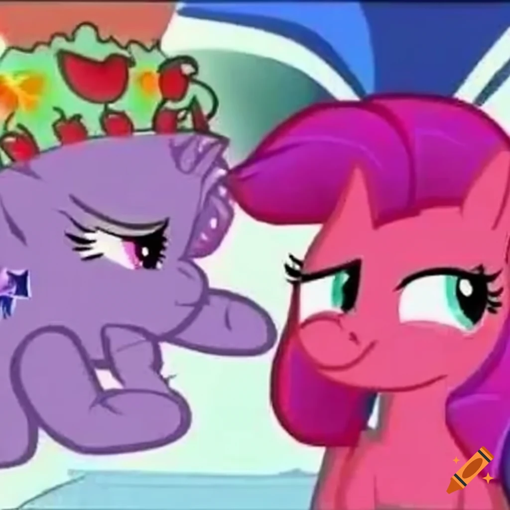 Mlp stars from a 2006 Newgrounds animation on Craiyon