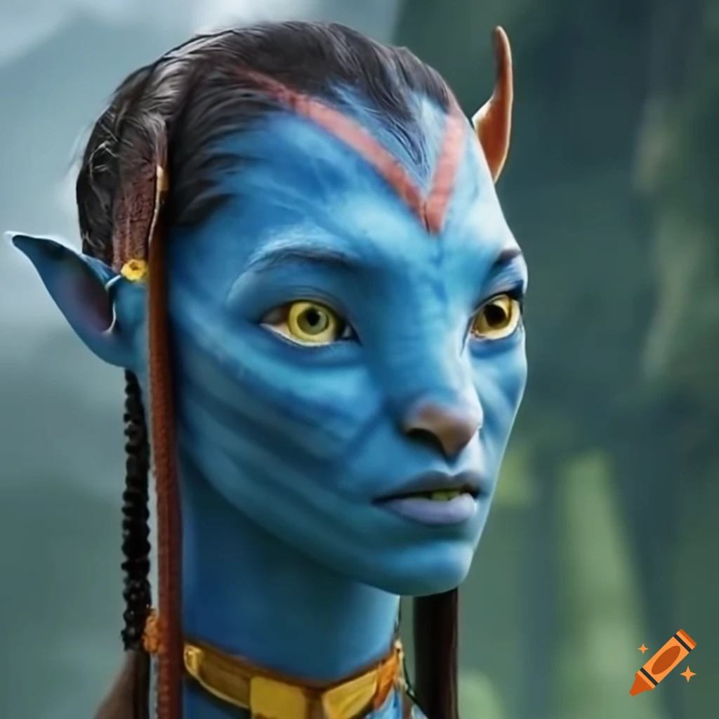 Avatar woman from a film on Craiyon