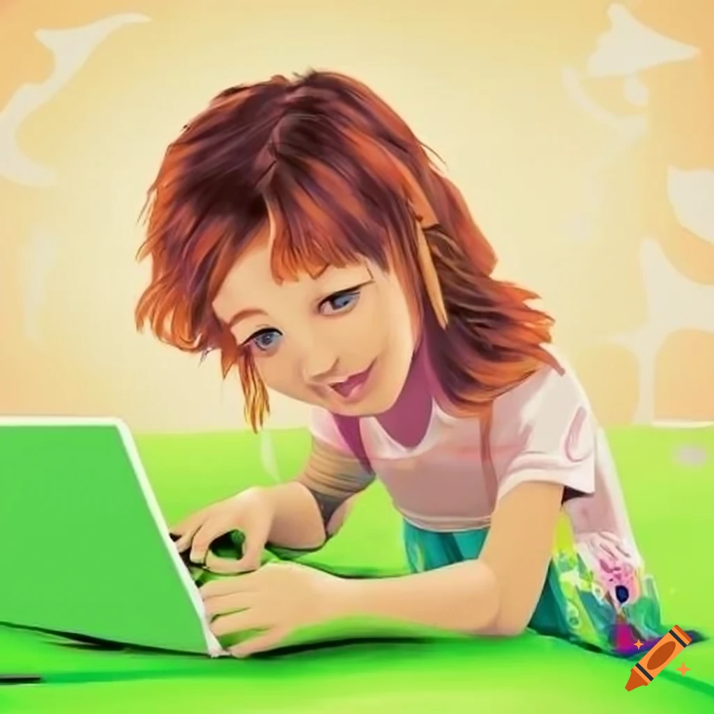 Kids computer class poster design on Craiyon