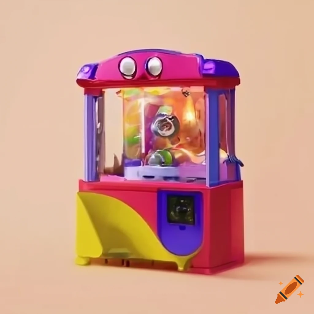 Claw machine toy on Craiyon