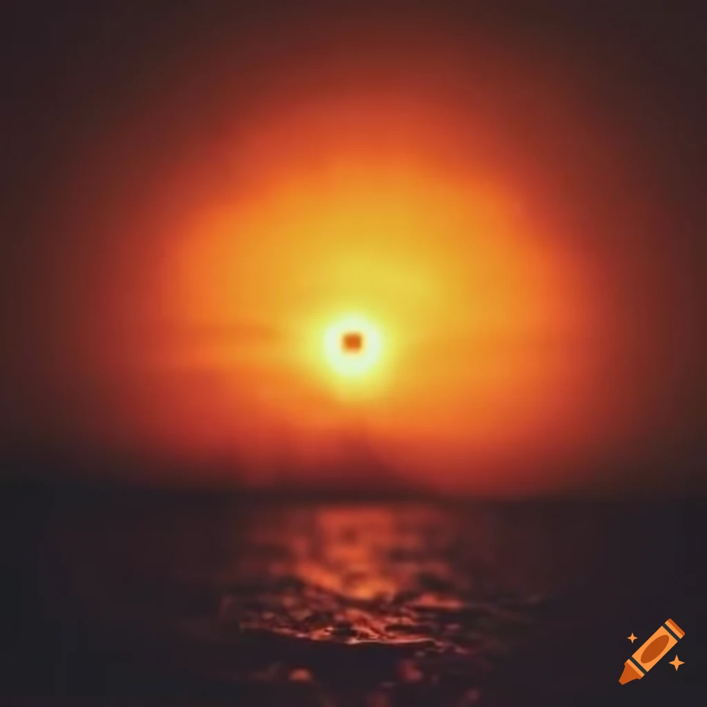 Sun covered in eyes on Craiyon