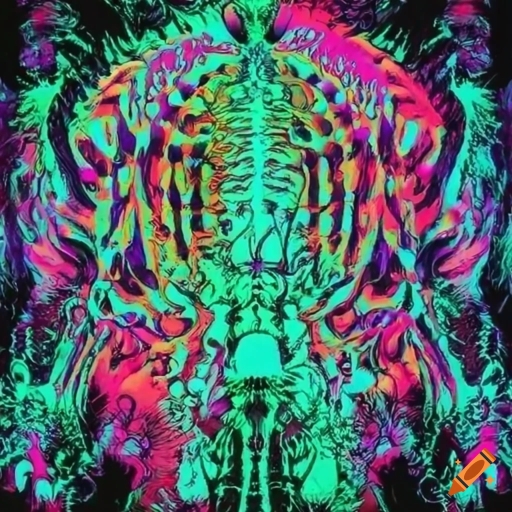 Server-specific 60s psychedelic trance magic mushroom spider neural ...