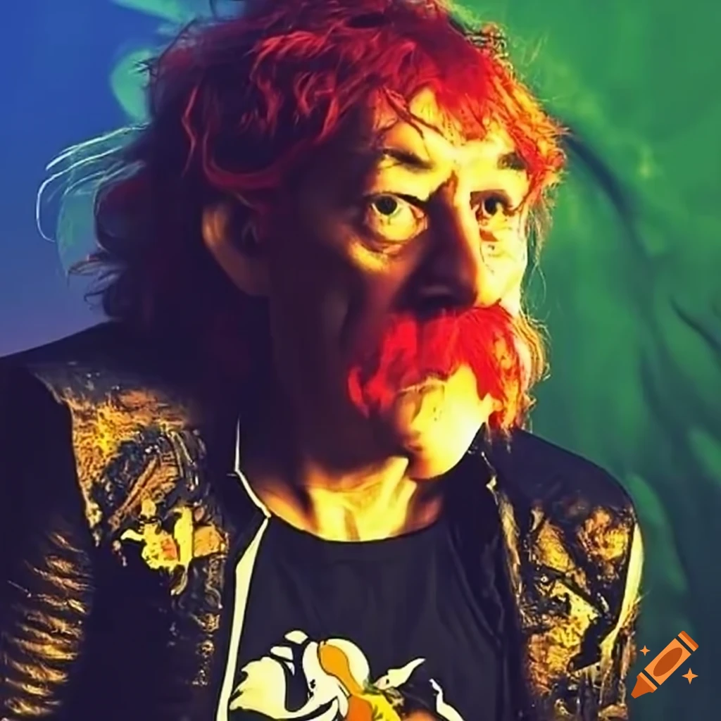 Mexican rocker interpretation of asterix character on Craiyon