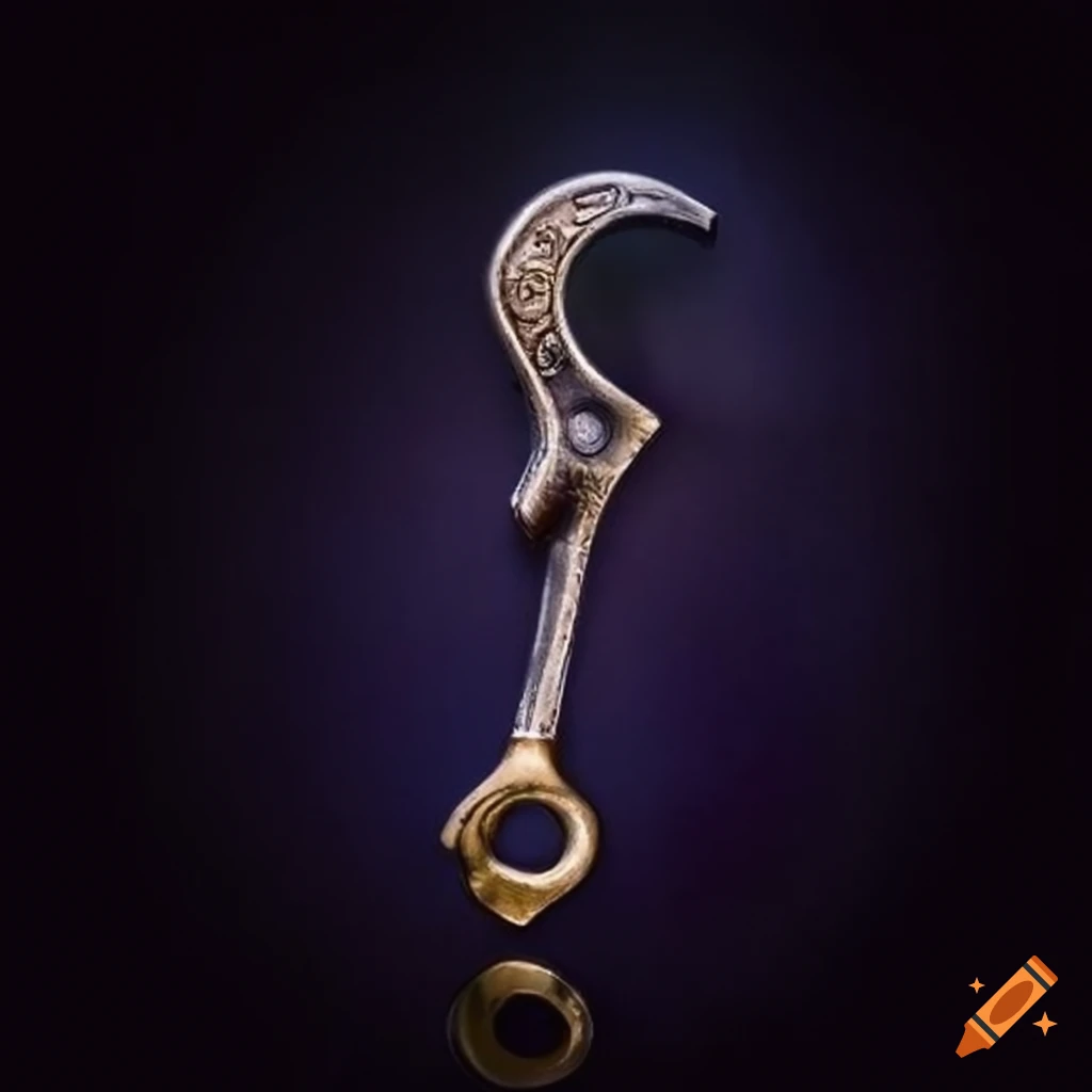 Magical fantasy crescent wrench on Craiyon