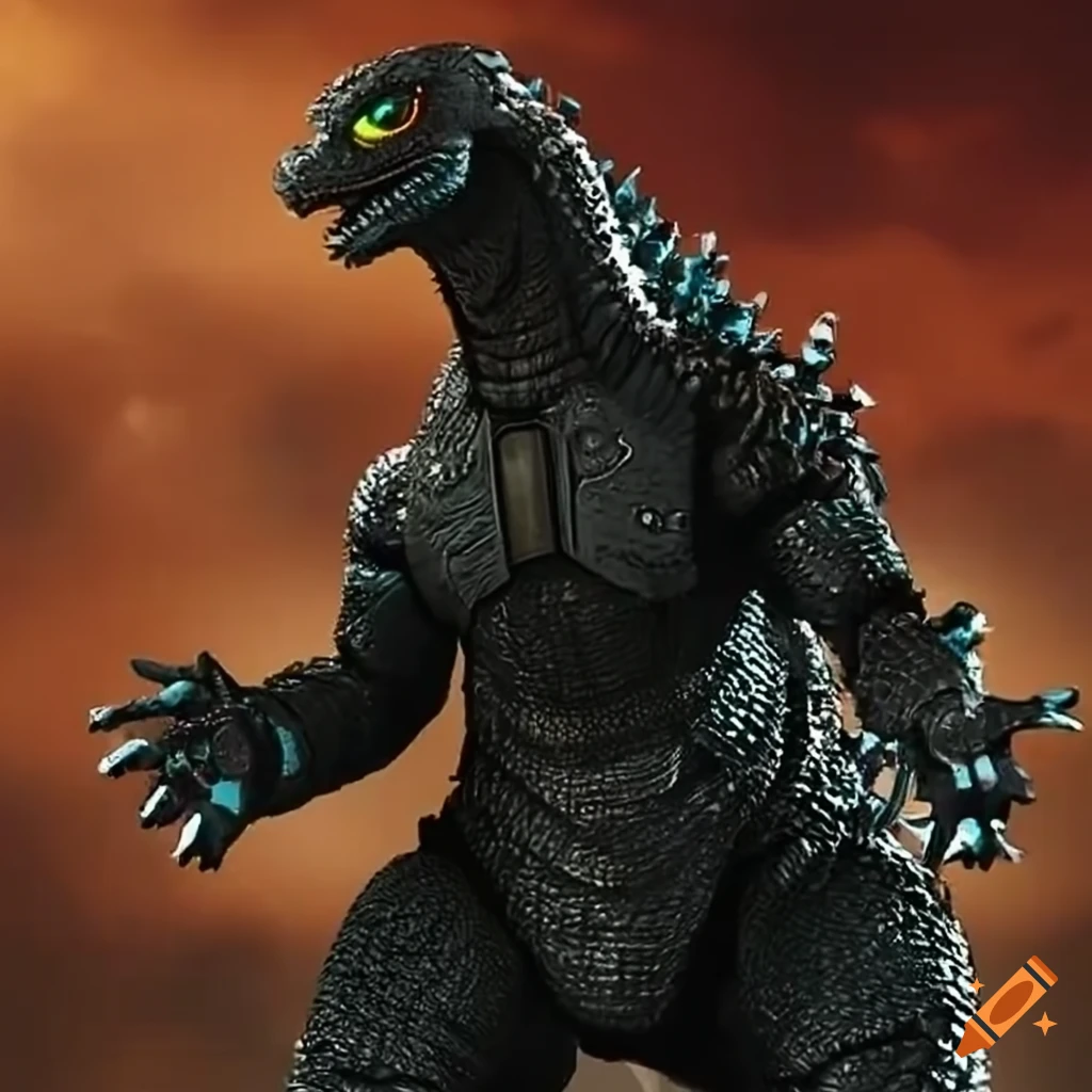 Robot godzilla on Craiyon