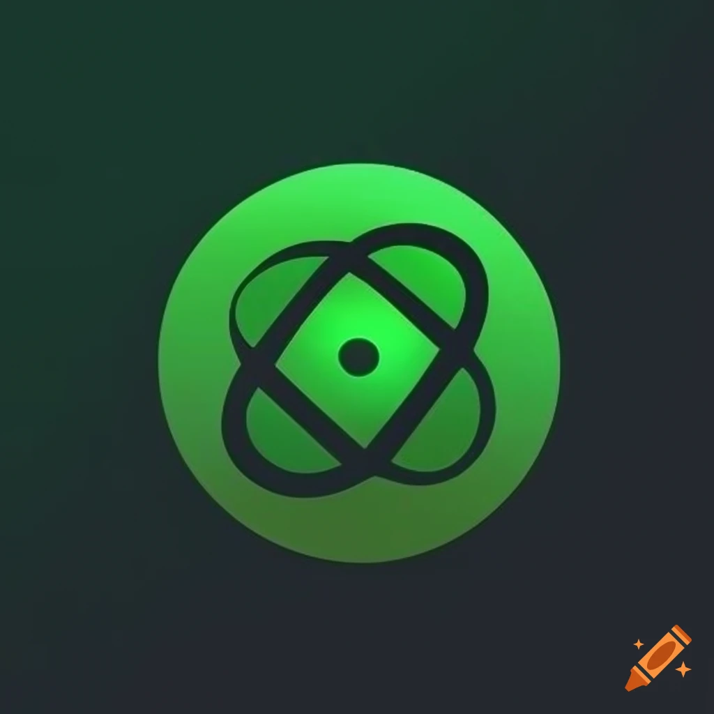 Black and green logo design for social nexus website on Craiyon