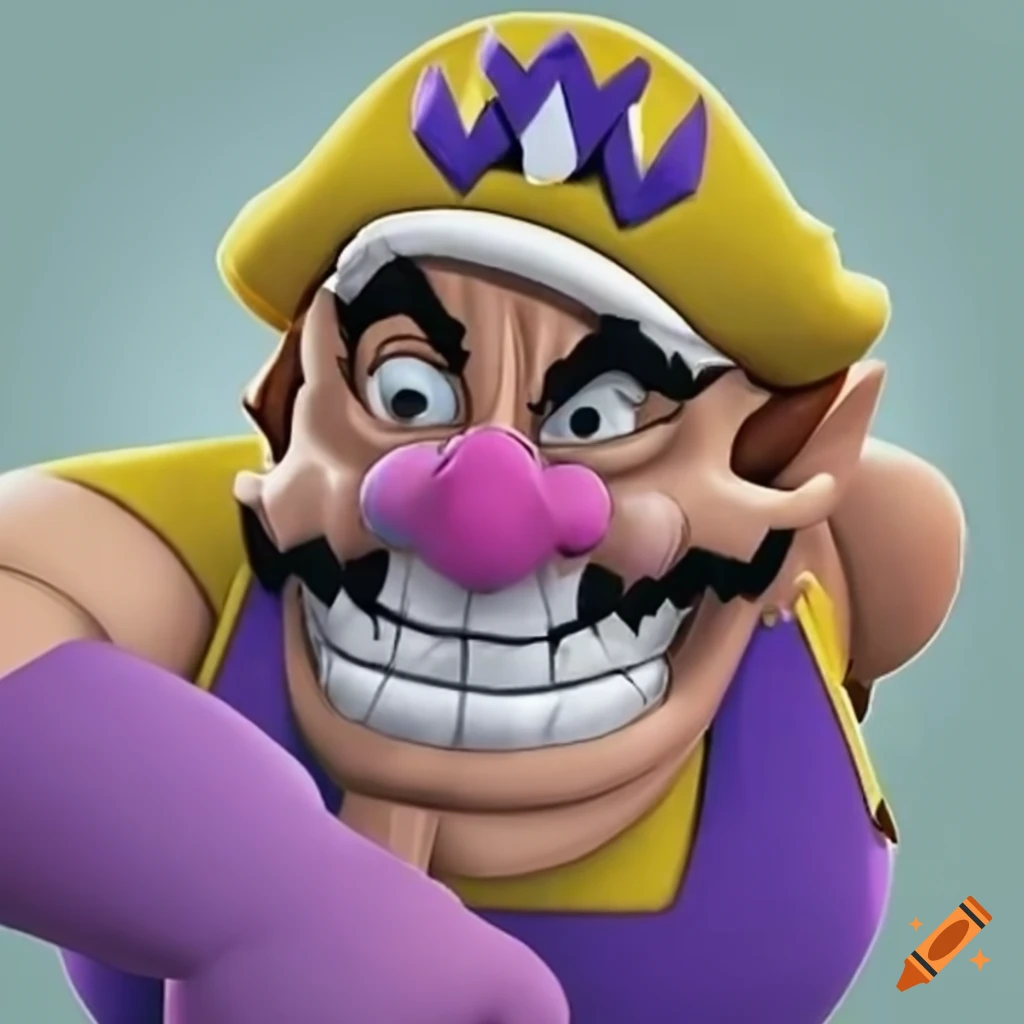 Wario character from video games on Craiyon