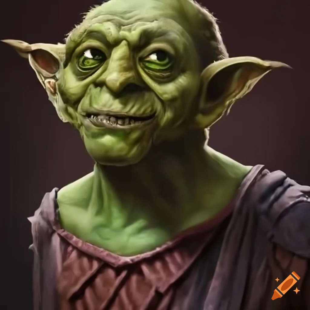 Three realistic goblins on Craiyon