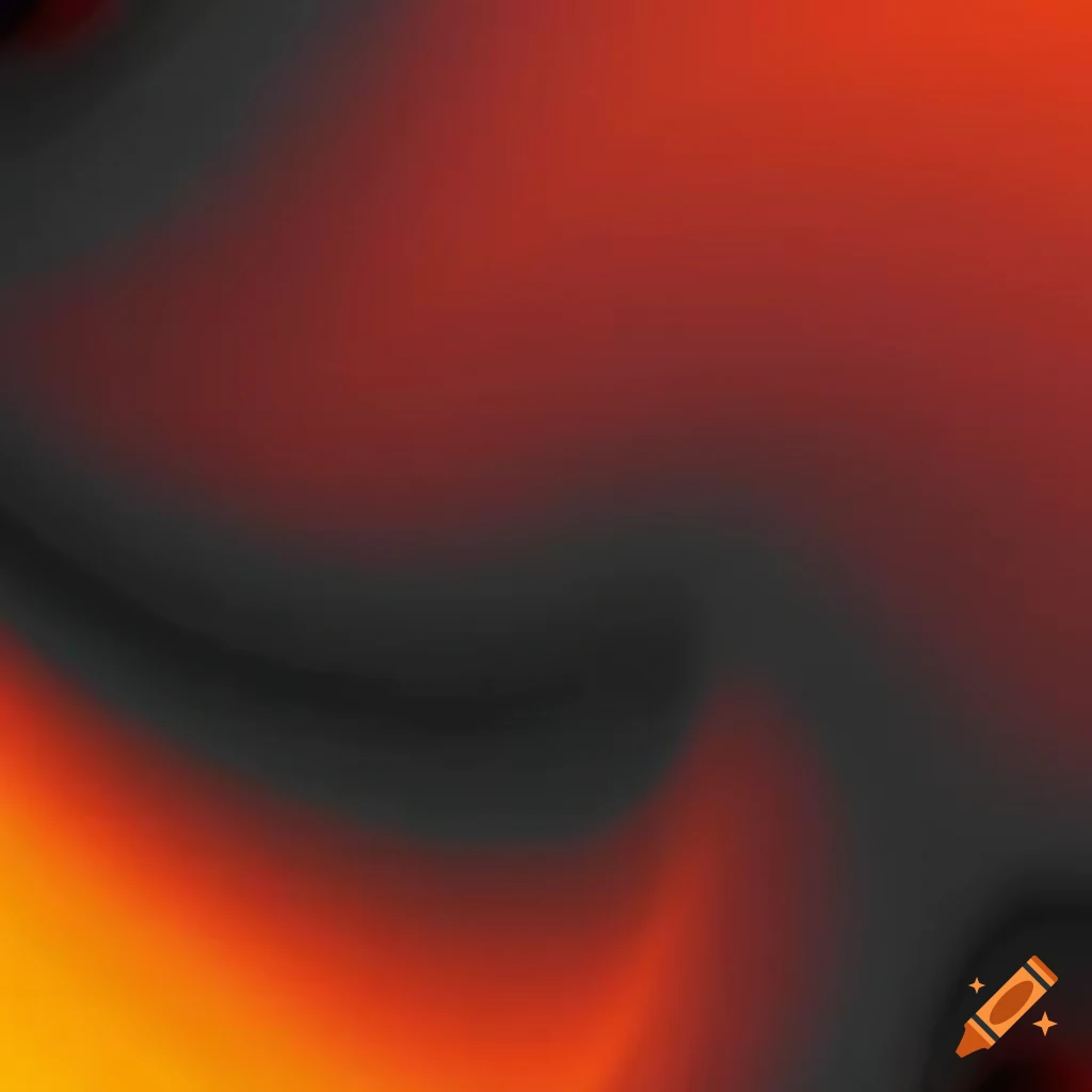Fiery black, red, and orange abstract texture on Craiyon