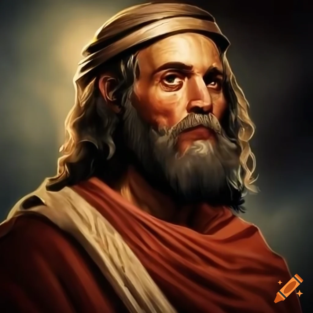 Biblical men on Craiyon