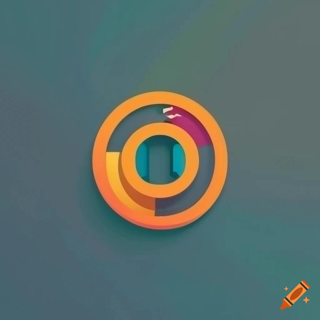 Simple and clean material design logo in vector format representing ...