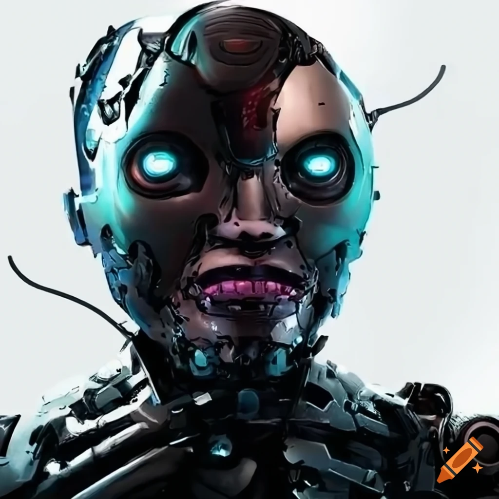 Cyborg on Craiyon