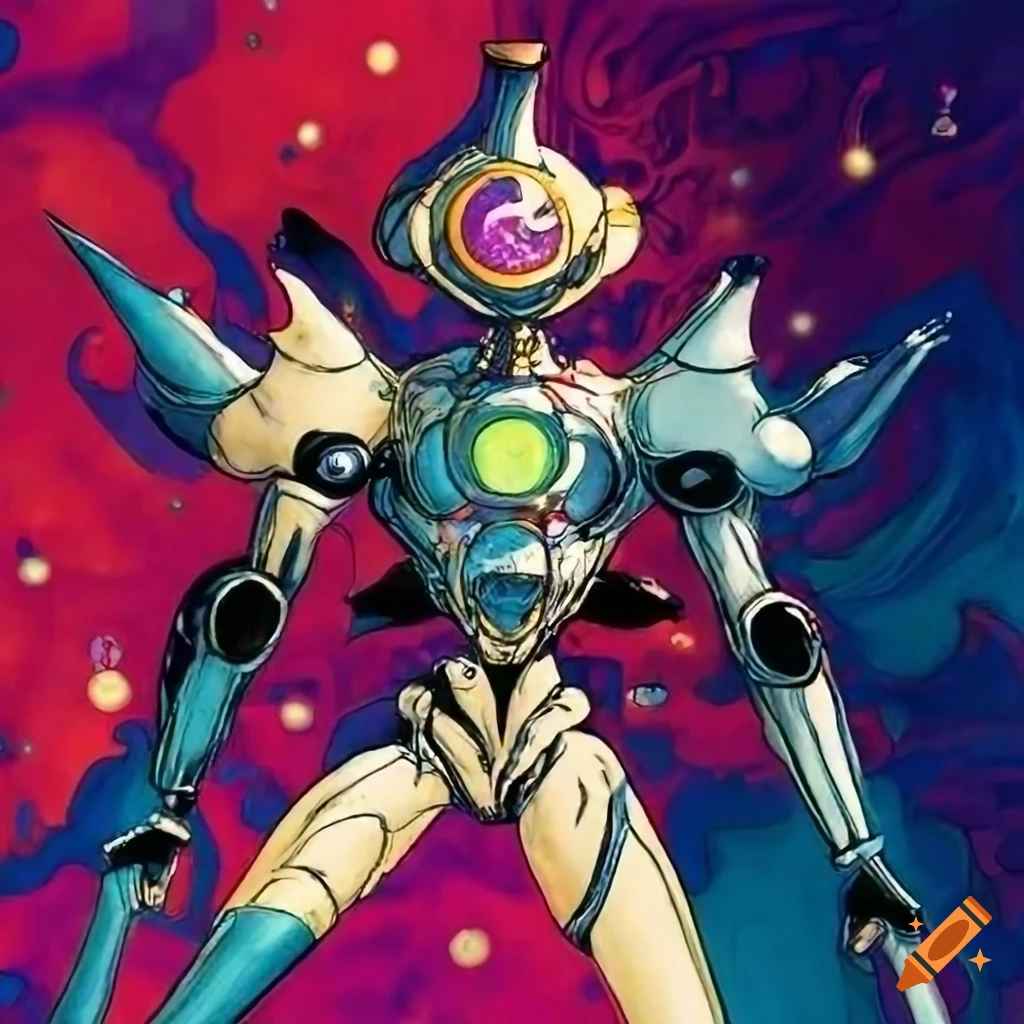 Rom Spaceknight art inspired by Alan Aldridge, Chiho Aoshima, Takashi ...