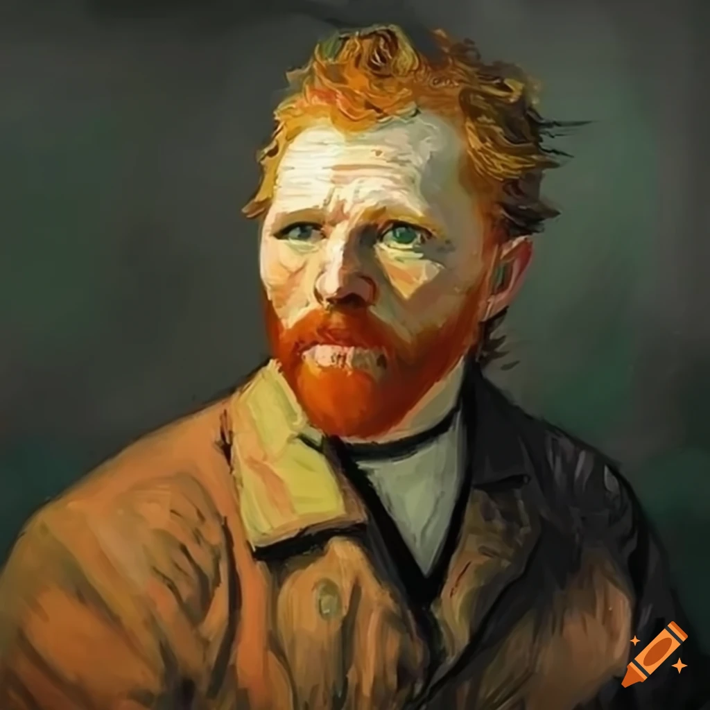 Van gogh painting of ed sheeran on Craiyon