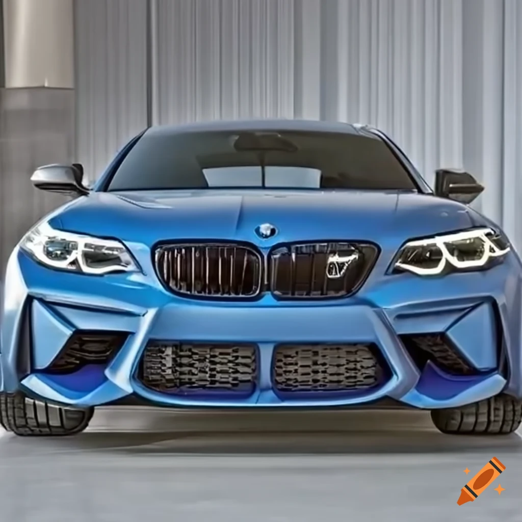 Bmw m2 competition in ocean blue color on Craiyon