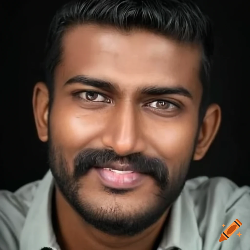 Indian men in their 30s in a realistic style on Craiyon