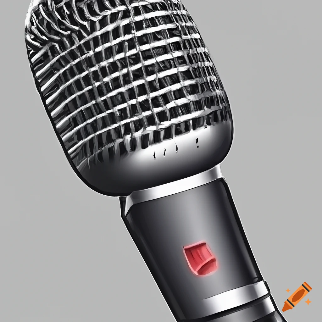 2d microphone icon in png format on Craiyon