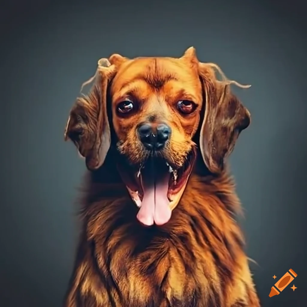 Perro fumando on Craiyon