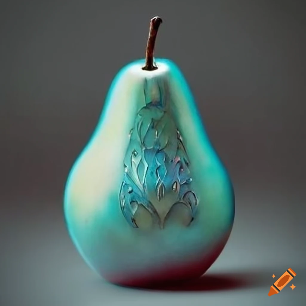 Art deco pear design on Craiyon