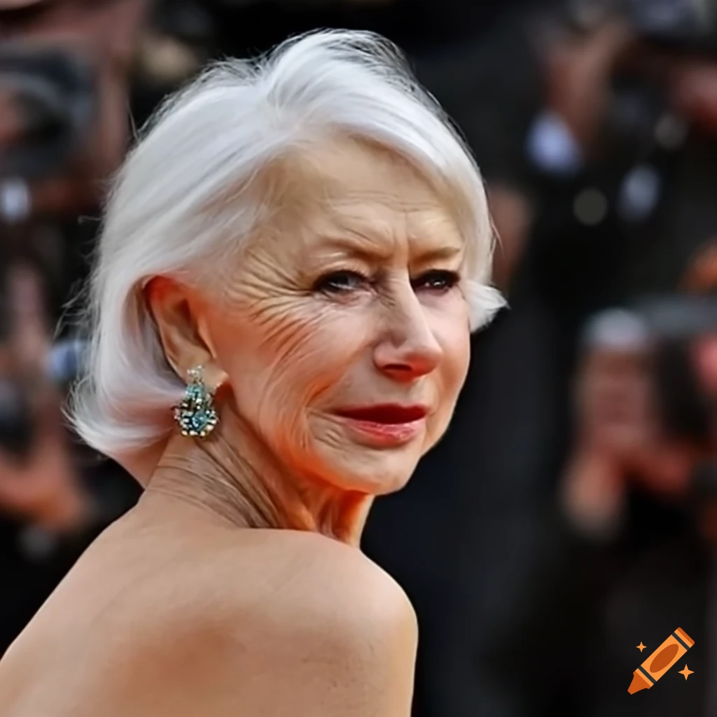 Collage of Helen Mirren's head on Kendall Jenner's body as artistic ...