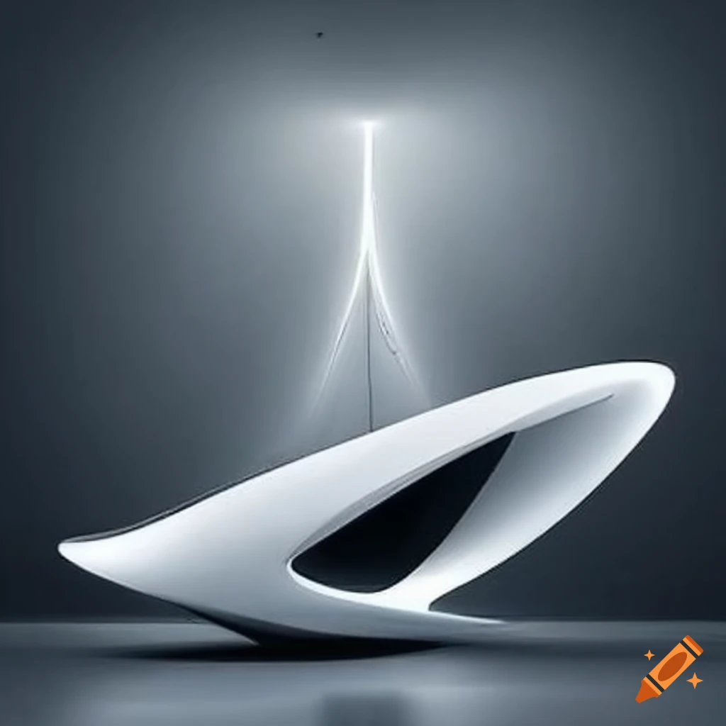 Award-winning modern house design with interesting structural elements by Zaha Hadid on Craiyon