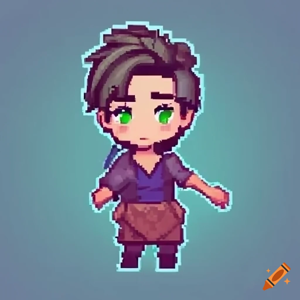 Chibi gohan in stardew valley art style on Craiyon