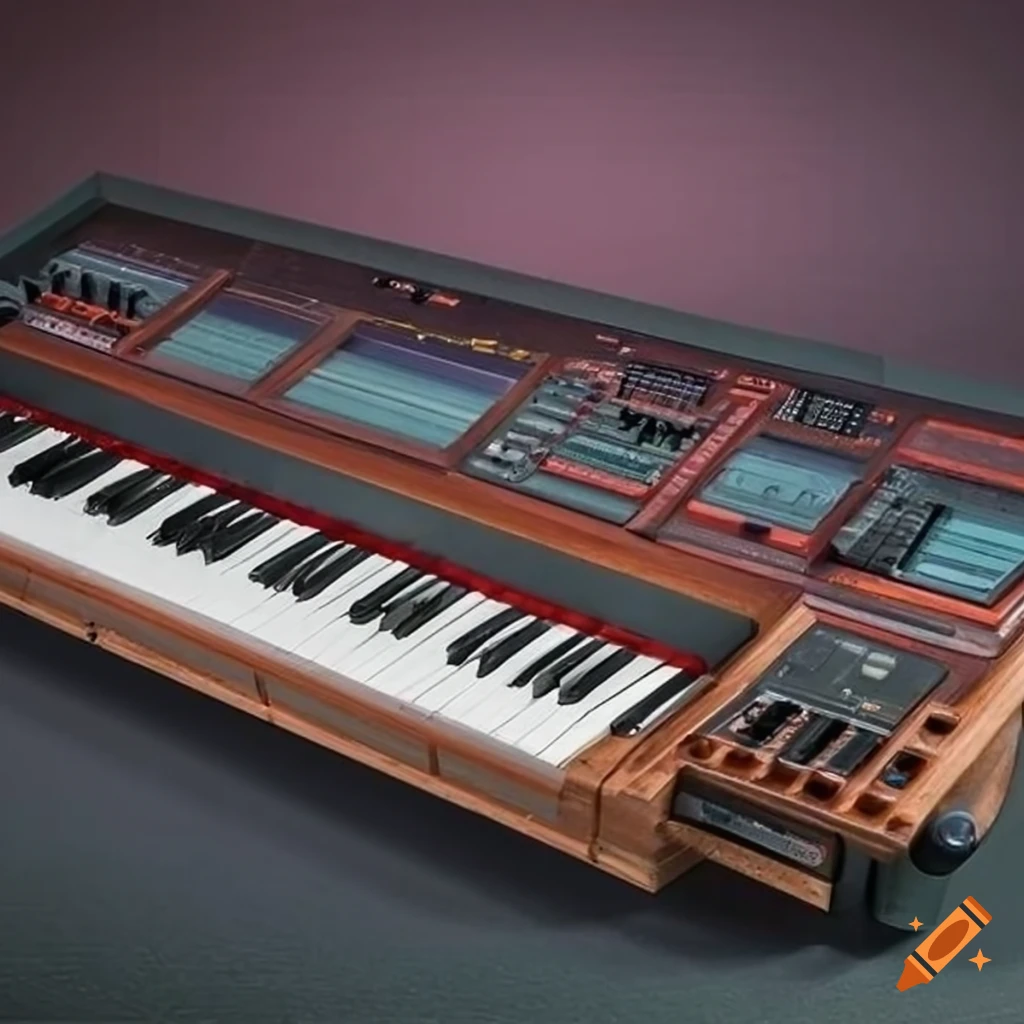 Powerful 13-inch synthesizer instrument on Craiyon