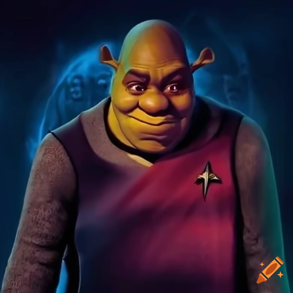 Star trek and shrek crossover on Craiyon
