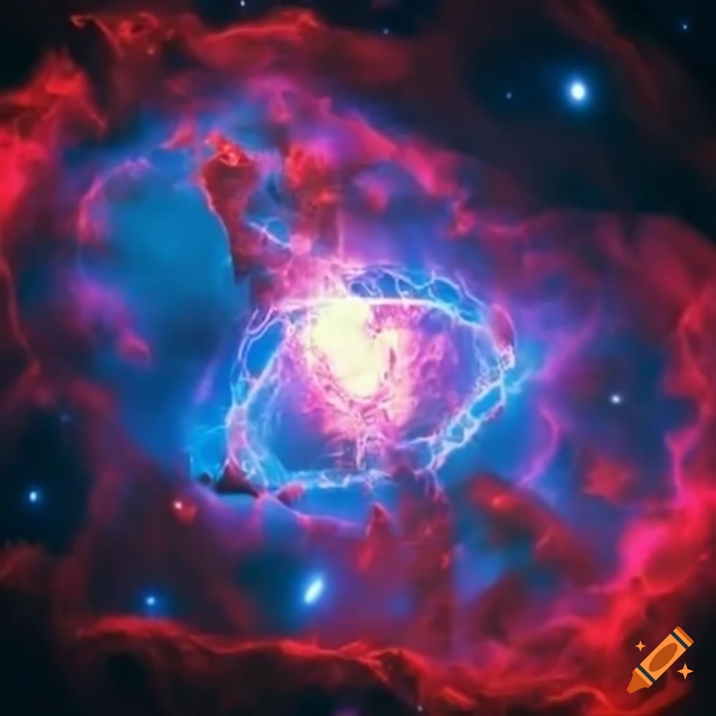 Supernova explosion on Craiyon