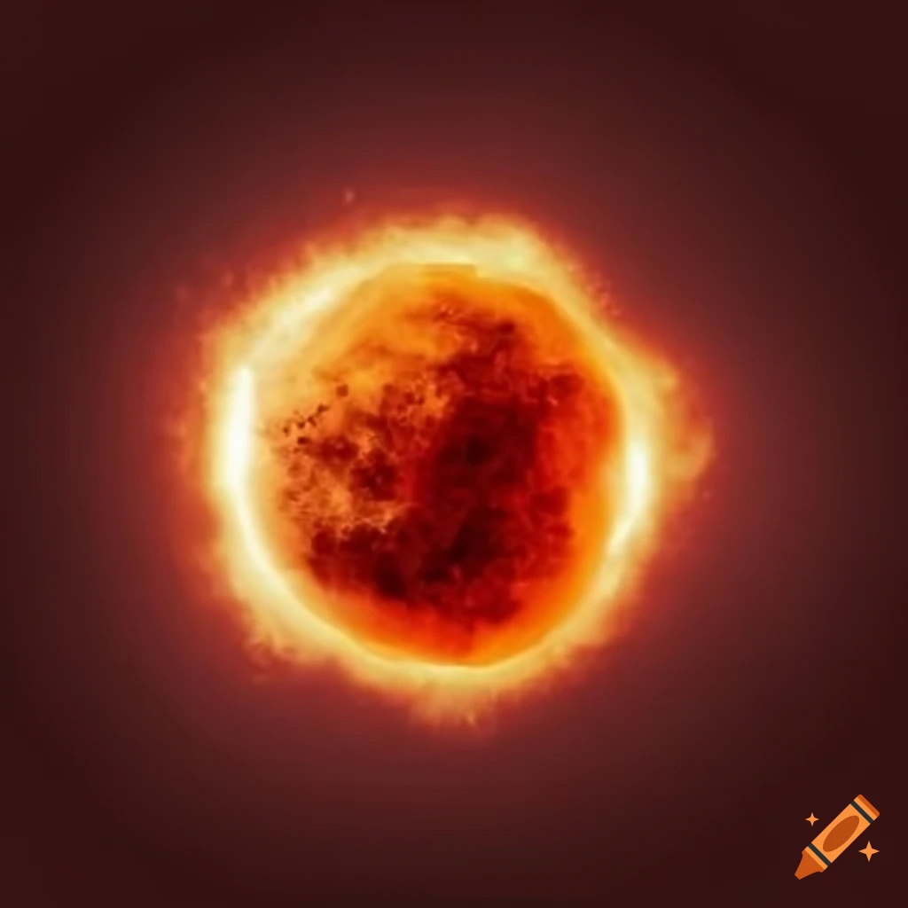 Fireball Projectile On A Blank Background On Craiyon