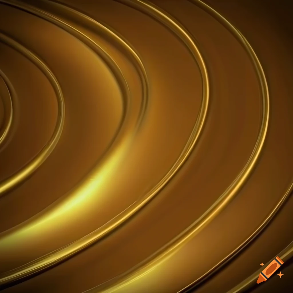 Texture of fine curved lines of pure gold in high relief on Craiyon