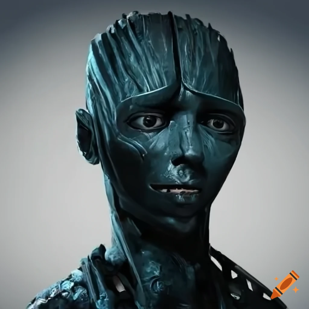 Humanoid figure on Craiyon