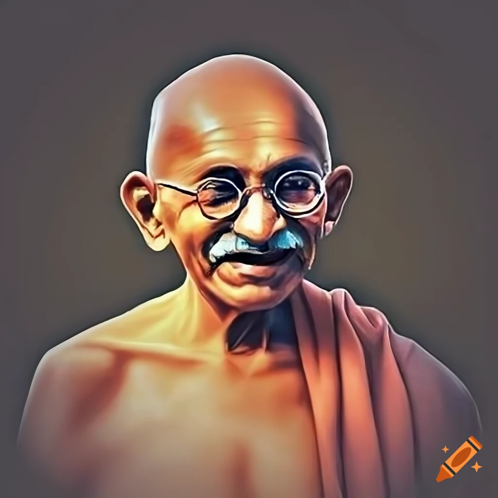 Gandhi ji on Craiyon