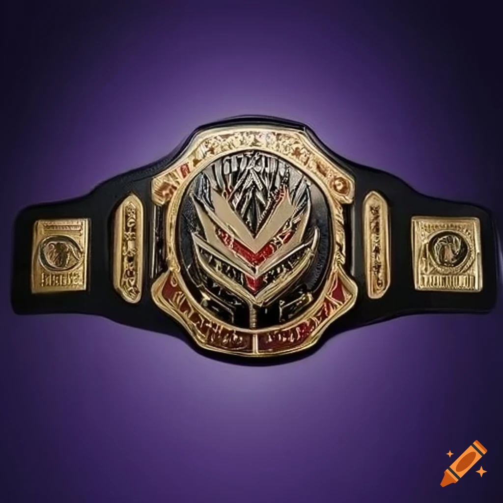 Wrestling cruiserweight championship belt on Craiyon