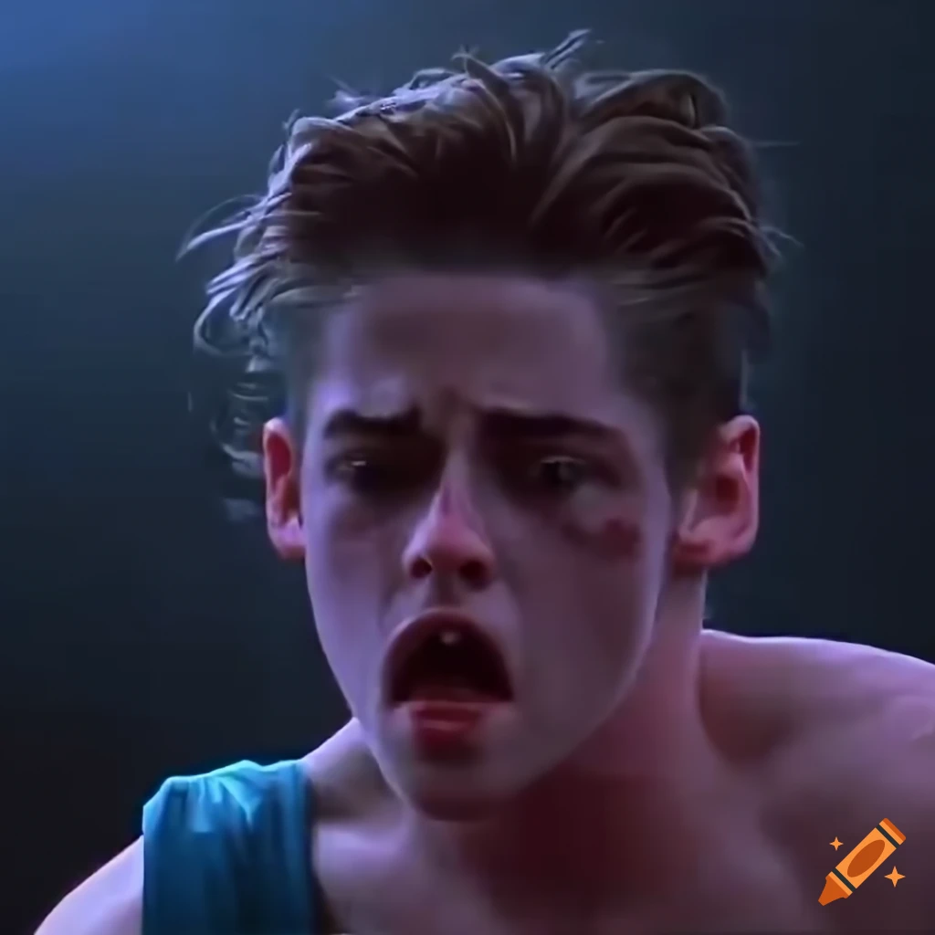80s movie fight scene with a bruised Kristen Stewart in martial fighter ...