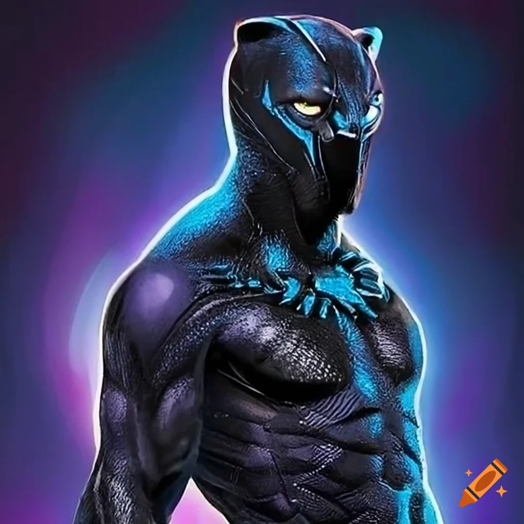 Black panther cool on Craiyon