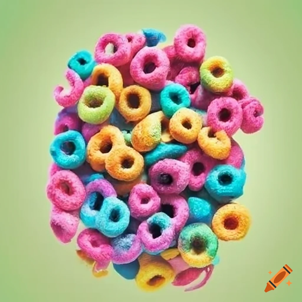 Froot loops on Craiyon