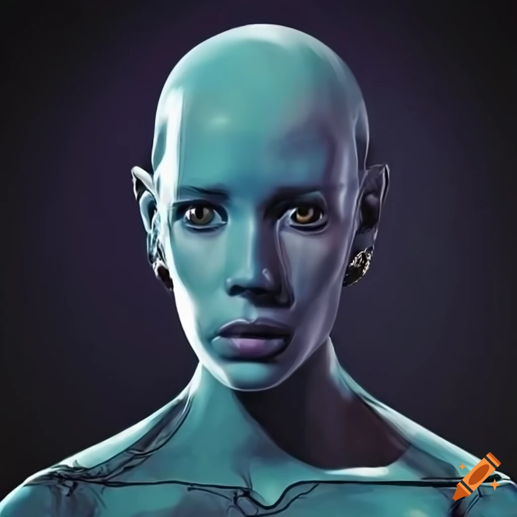 Humanoid figure on Craiyon