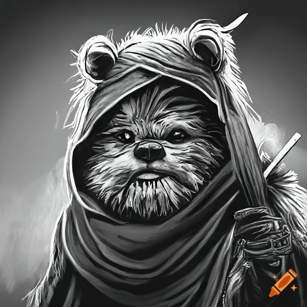 Ewok from star wars on Craiyon