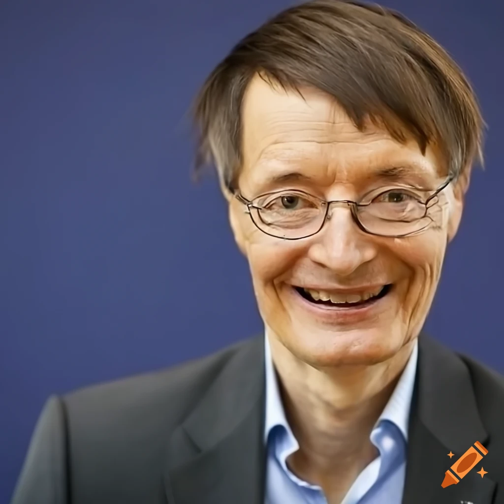 German Federal Minister of Health Karl Lauterbach with captivating ...