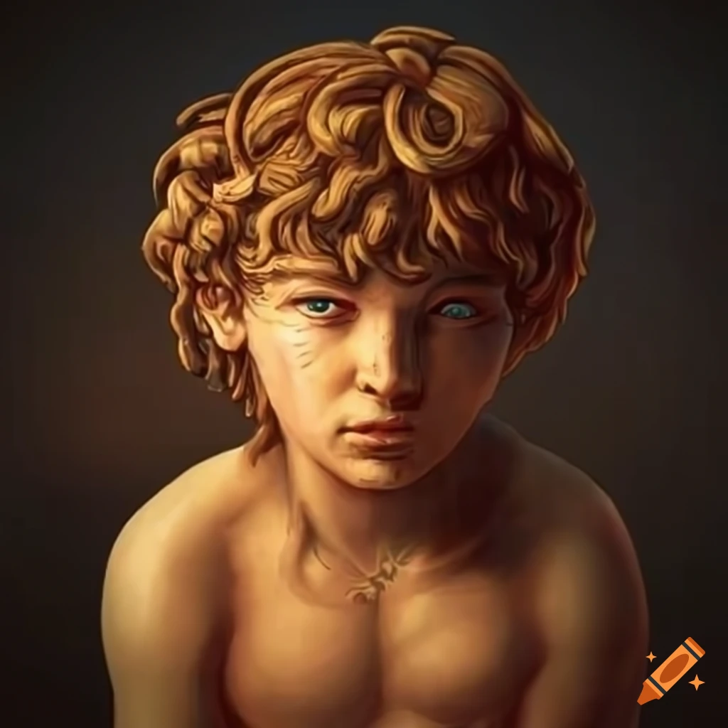 Greek mythology giant kid on Craiyon