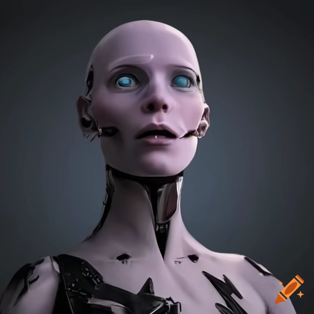 Humanoid figure on Craiyon