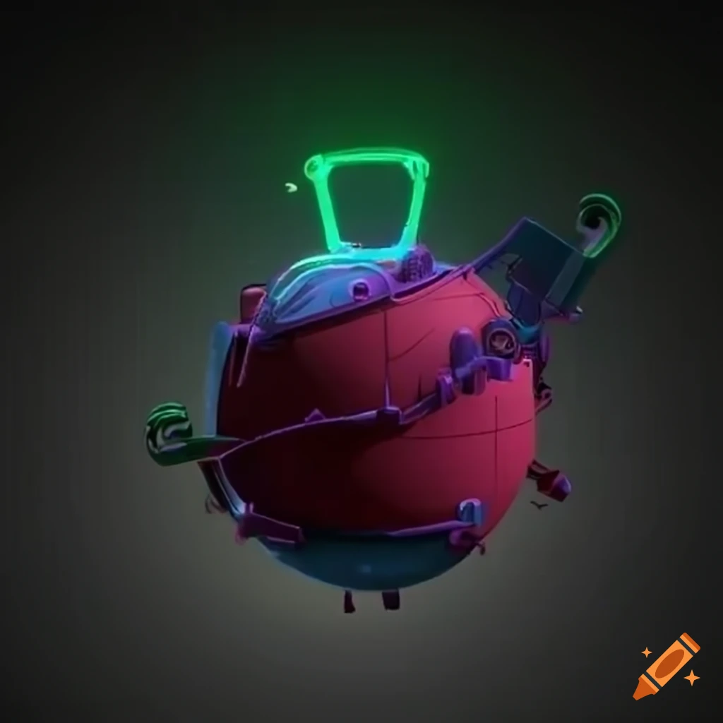 3d technology object on Craiyon