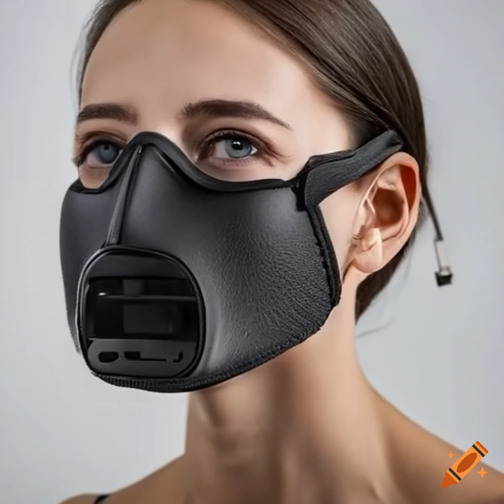Noise-canceling mask that covers the ears, nose, and mouth on Craiyon