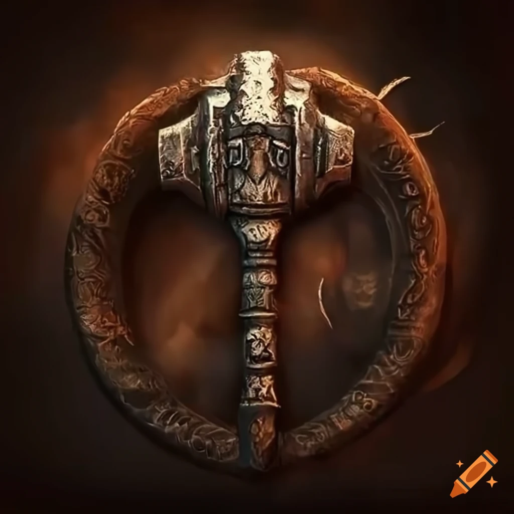 Powerful hammer forged by the god aulë, symbol of dwarven craftsmanship ...