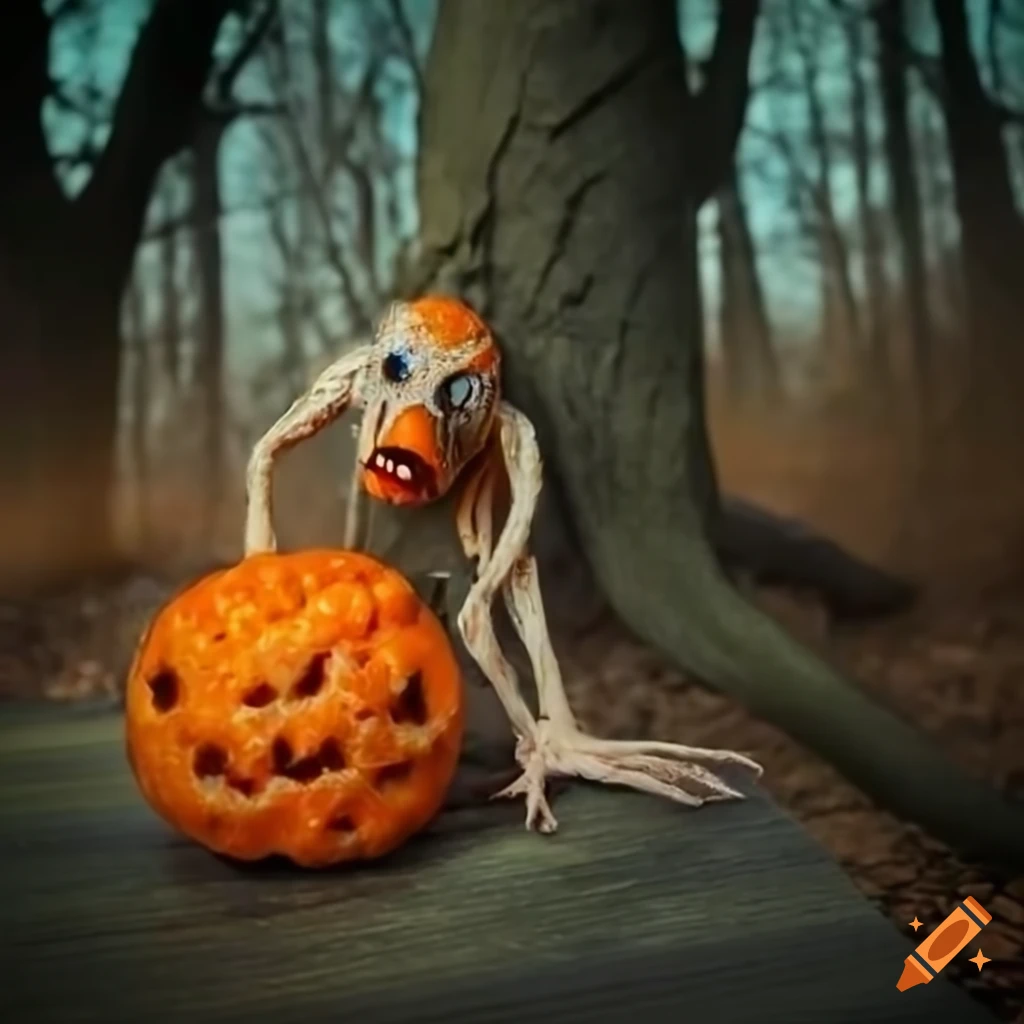 Captivating ultra-realistic micro photoshoot of a Rotten Orange Fruit ...