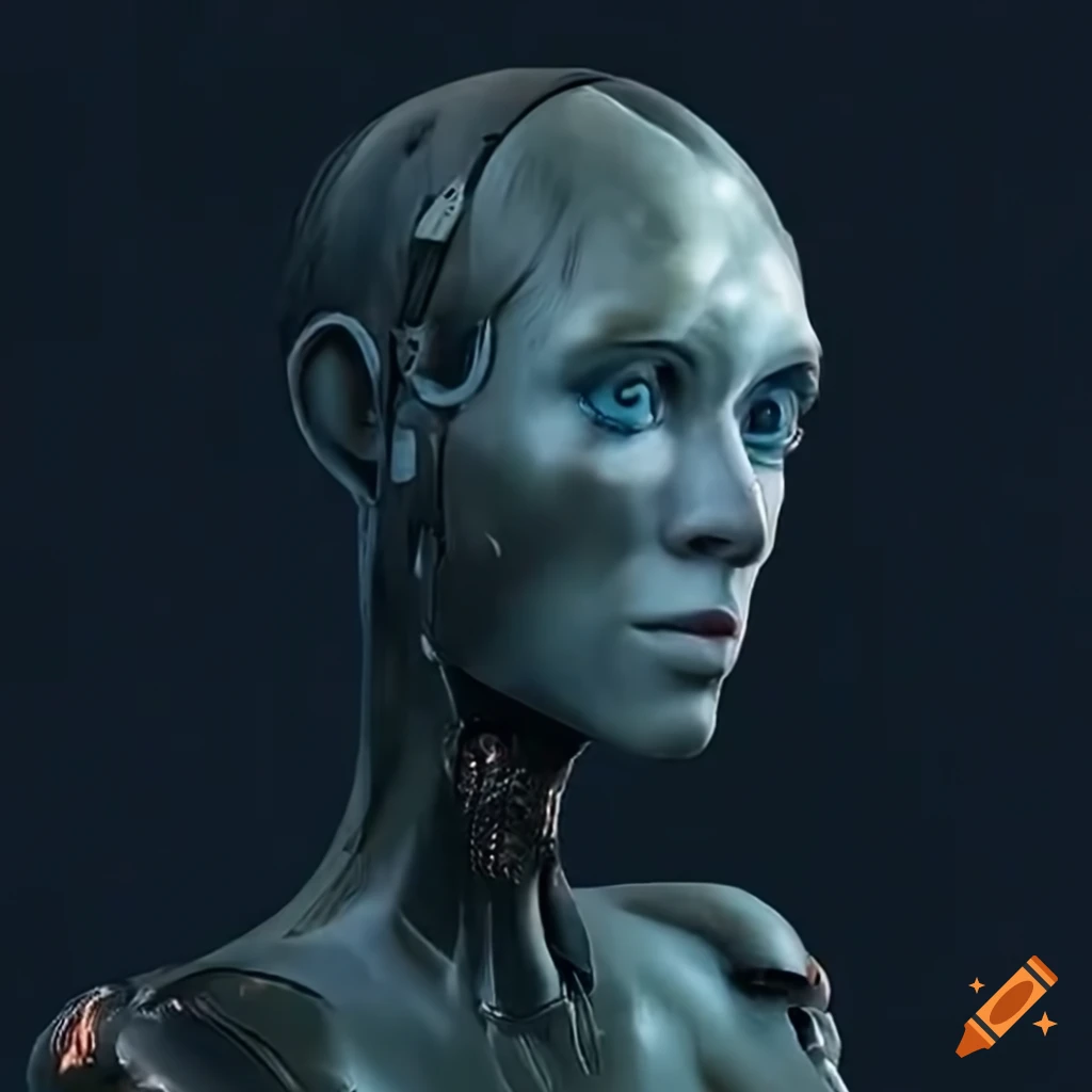 Humanoid figure on Craiyon