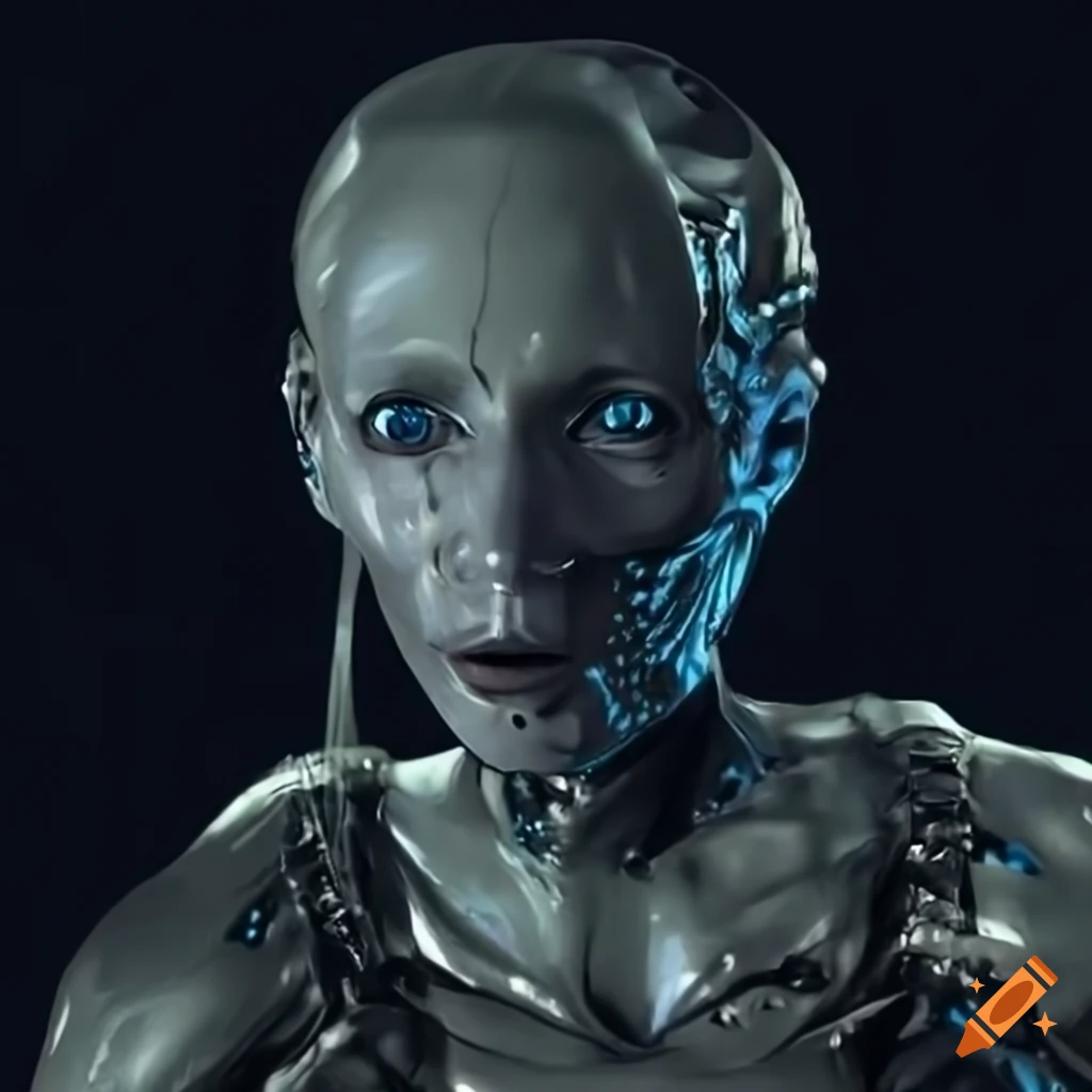 Humanoid figure on Craiyon